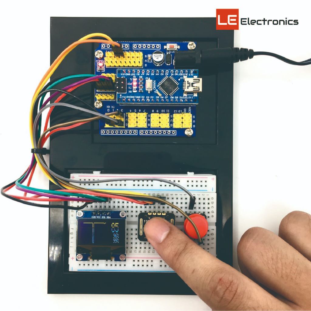 【LE電子商城】血氧機 程式學習套件 MAX30102 心率 BPM、血氧濃度 SpO2 Arduino | 蝦皮購物