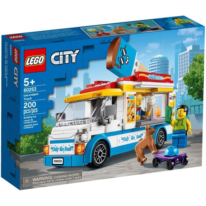 LEGO 樂高 60253 全新品未拆 CITY 城市系列 Ice-cream Truck 冰淇淋車 全新未拆好盒 | 蝦皮購物