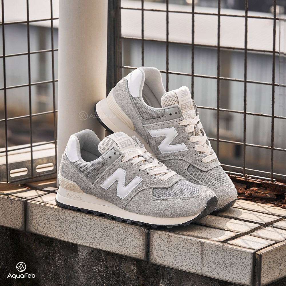 New Balance NB 574 男鞋 女鞋 灰色 運動 情侶鞋 中性 麂皮 復古 休閒鞋 U574RBL | 蝦皮購物
