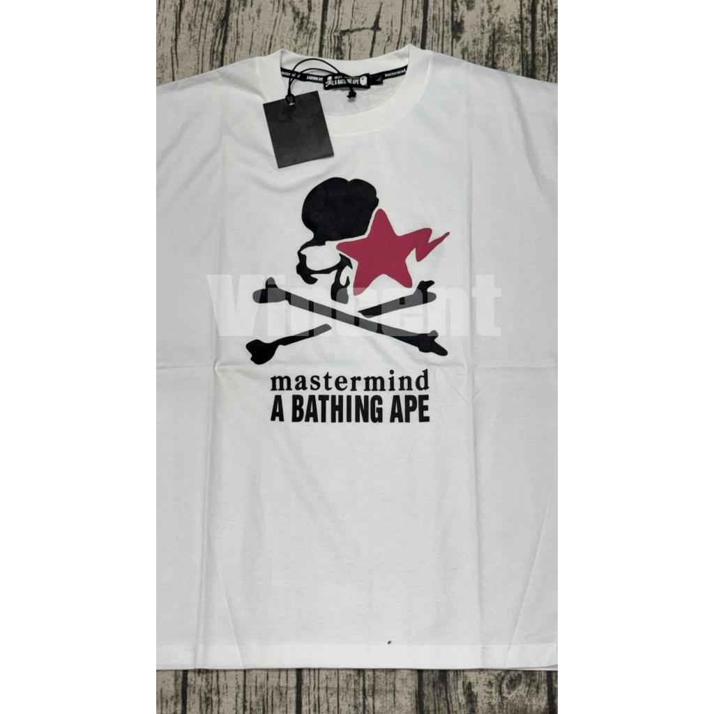 日本製 預購 全新 BAPE x mastermind JAPAN 15週年 LOGO RELAXED TEE | 蝦皮購物