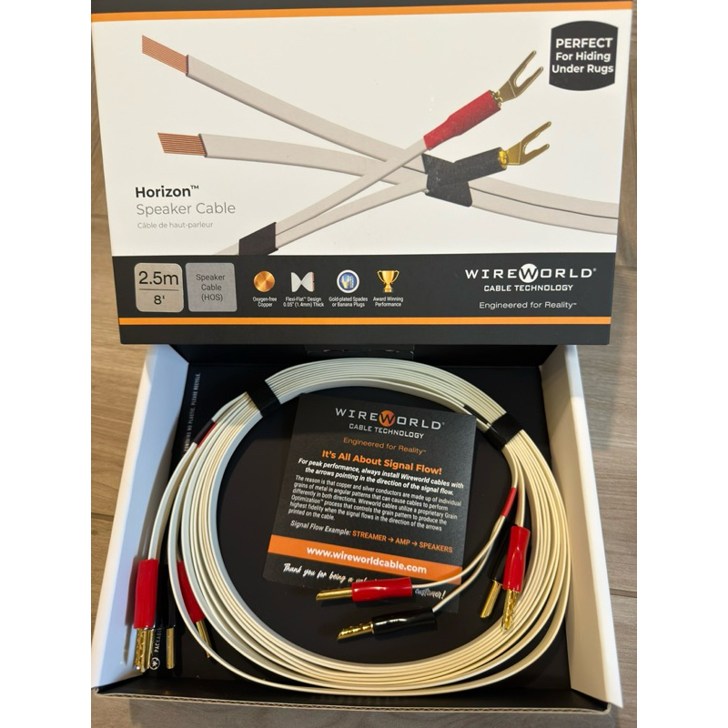 WireWorld Horizon 喇叭線(香蕉插)2.5M | 蝦皮購物