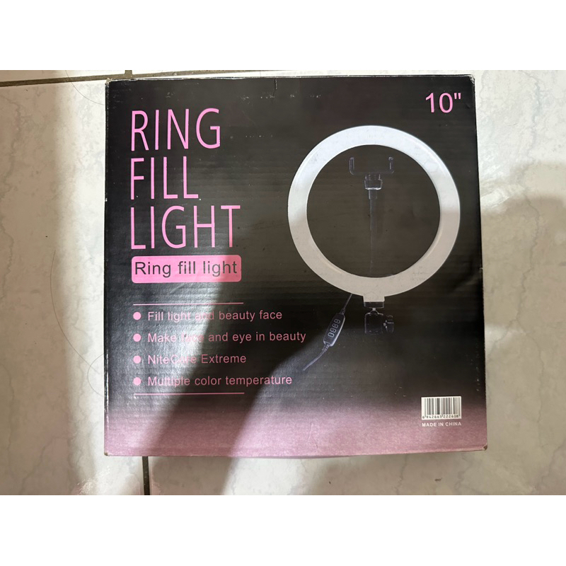 [閒置物品出售]環形補光燈 Ring Fill Light 10” QX-260 26cm | 蝦皮購物