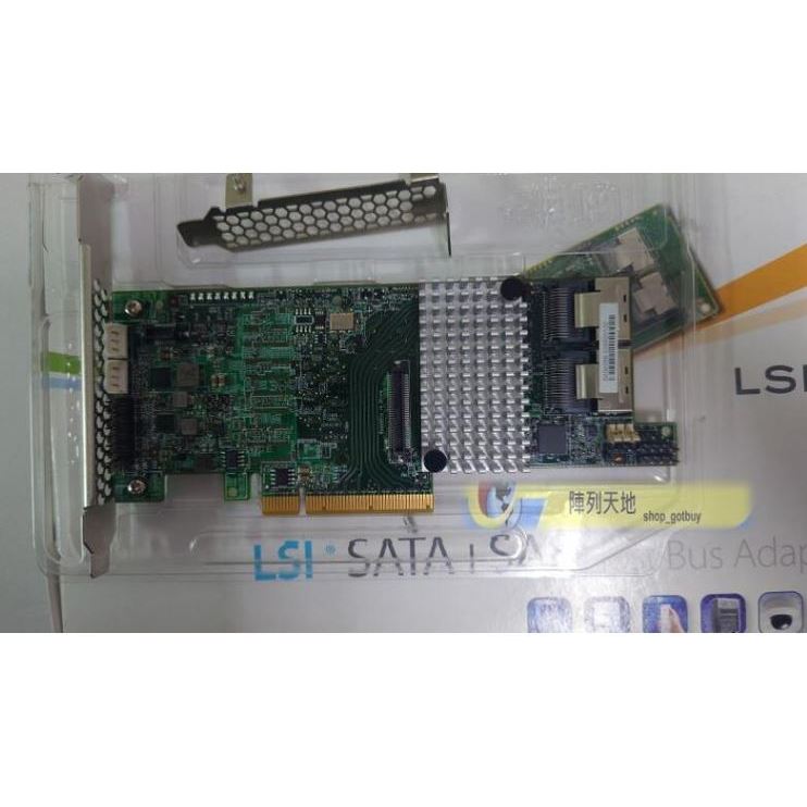免運 LSI 9217-8i 9207 PCIe3 陣列卡/拓展卡 8Gb/s HBA 80TB + RAID 0，1 | 蝦皮購物