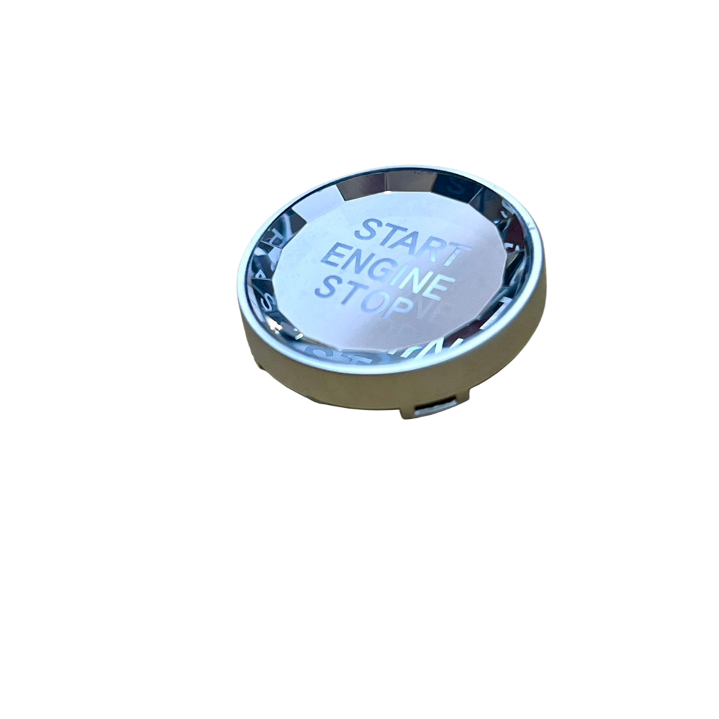 銀色 水晶 塑膠 E底盤 一鍵啟動按鈕蓋 替換式 適用 E87 E90 E92 E93 E60 E63 E84 E83 | 蝦皮購物