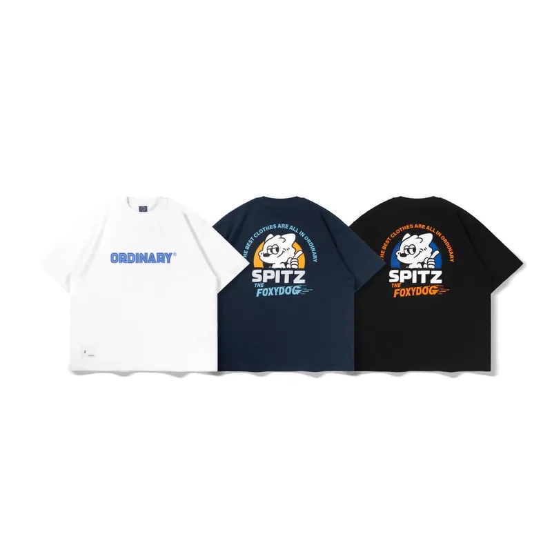 ORDINARY 美式卡通遊戲LOGO TEE | 蝦皮購物