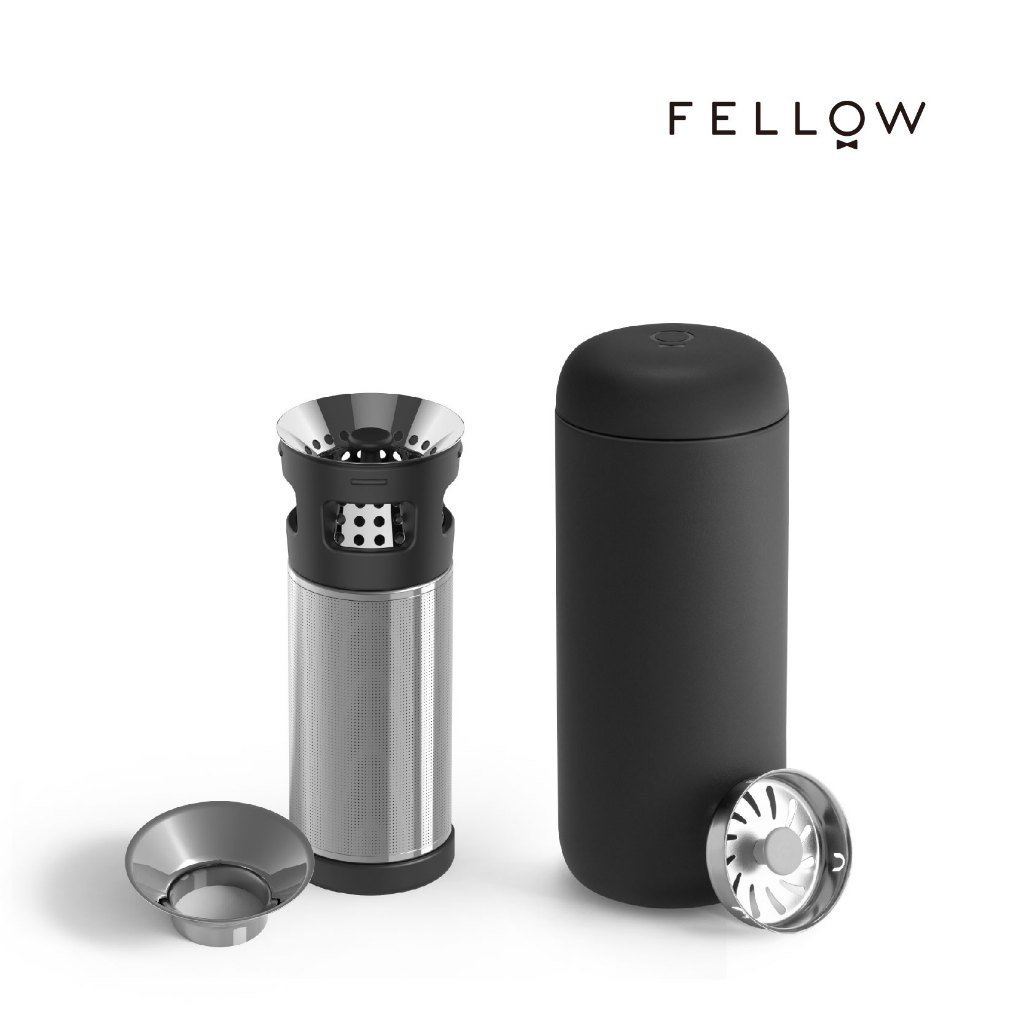 【FELLOW】Carter 瘦卡特！雙層陶瓷真空保溫杯 - 咖啡/茶葉兩用浸泡組 16oz / 474ml | 蝦皮購物