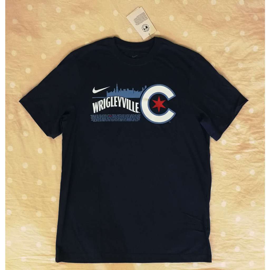 (最後一件) Nike MLB 芝加哥小熊 2021 城市版 天際線 Tri-Blend 短T (Sz. M) | 蝦皮購物