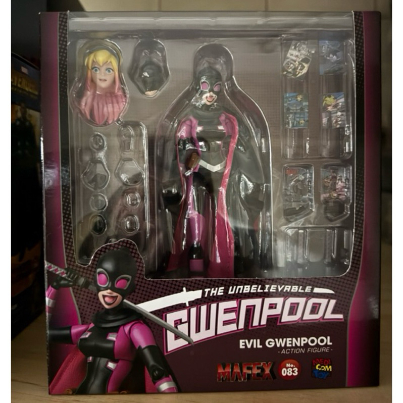 MEDICOM MAFEX 083 邪惡 格溫侍 死侍 EVIL GWENPOOL | 蝦皮購物