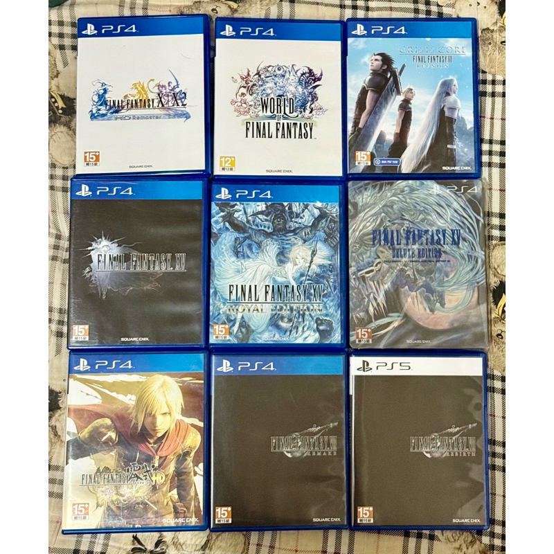 PS4 Final Fantasy VII XV 10/10-2 最終幻想15 零式 世界 太空戰士7 Remake | 蝦皮購物