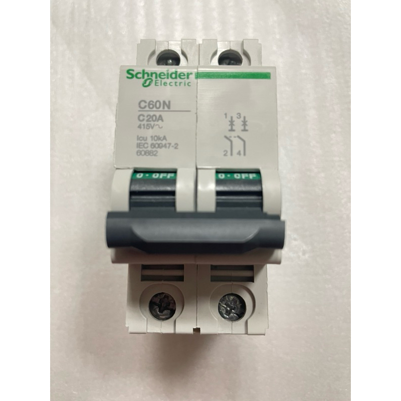 施奈德C60N 2p 20A (保證公司貨/全新商品）降價促銷 | 蝦皮購物