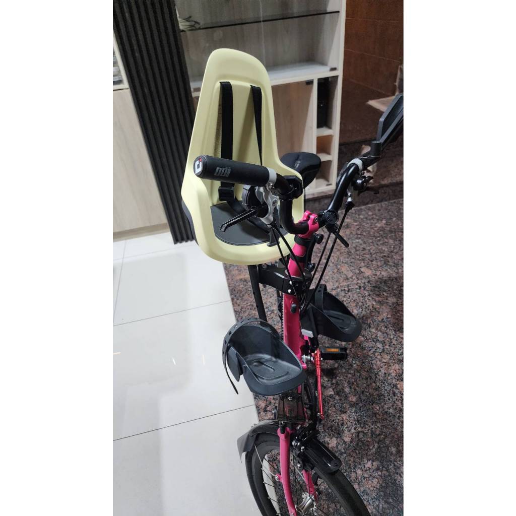 Bobike Mini GO 前兒童座椅 安全座椅 袋鼠椅--專用於brompton / 3sixty Mini | 蝦皮購物