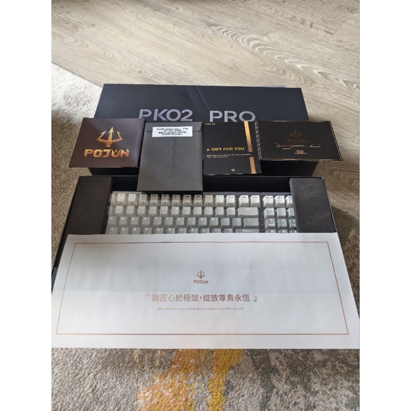 POJUN PK02 RGB PRO 機械鍵盤 淺霧黑 風信子軸V2 送皮革手托板 | 蝦皮購物