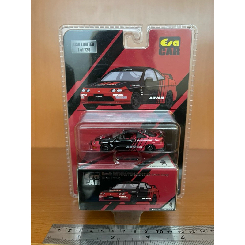 era car 1/64 advan USA limited 吊卡 Honda integra type-r dc2 | 蝦皮購物