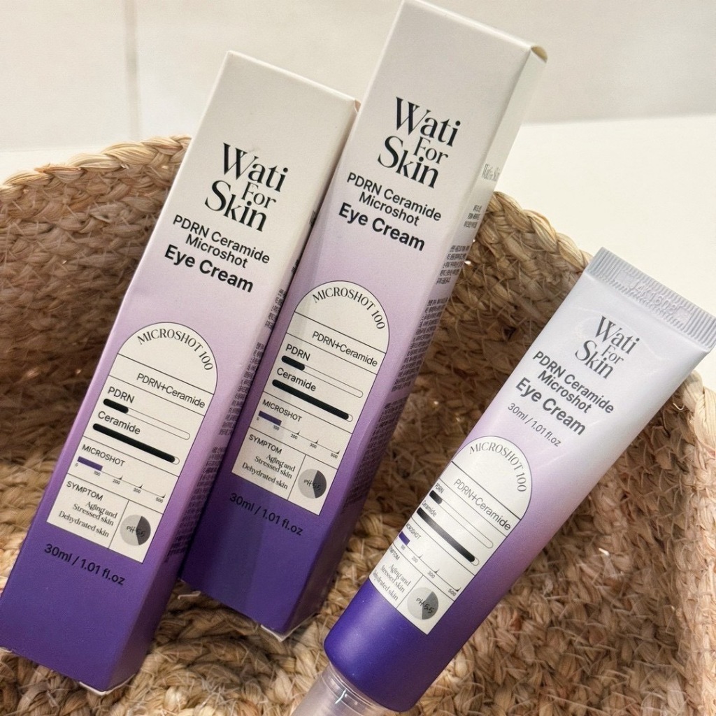 🐠現貨不用等🍎買三送一💗Wati for skin- PDRN+奈米微針電流眼霜30ml | 蝦皮購物