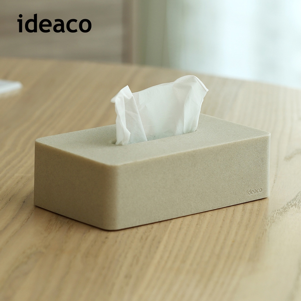 【日本ideaco】淺型砂岩面紙盒-多色可選 | 蝦皮購物