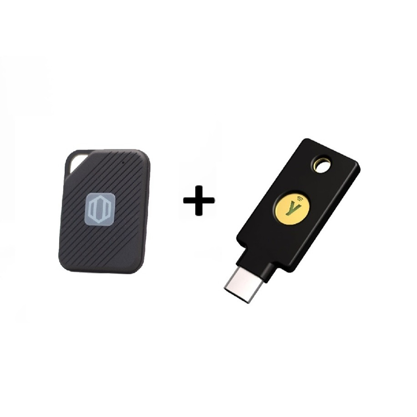 【二入組】PasswordPocket 實體密碼管理+ Yubikey Security Key（Type-C NFC） | 蝦皮購物