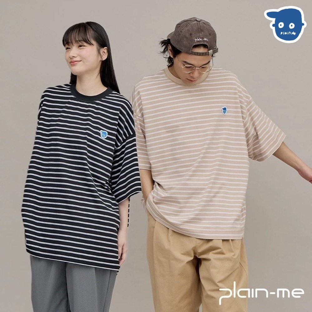 plain-me [小P社長] 條紋TEE 短袖 TEE 上衣 t恤 [PLN0031-241] | 蝦皮購物