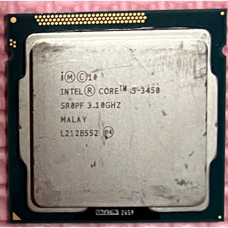 Intel® Core™ i5-3450 處理器 6M 快取記憶體，最高 3.50 GHz 4核4續 二手CPU處理器 | 蝦皮購物
