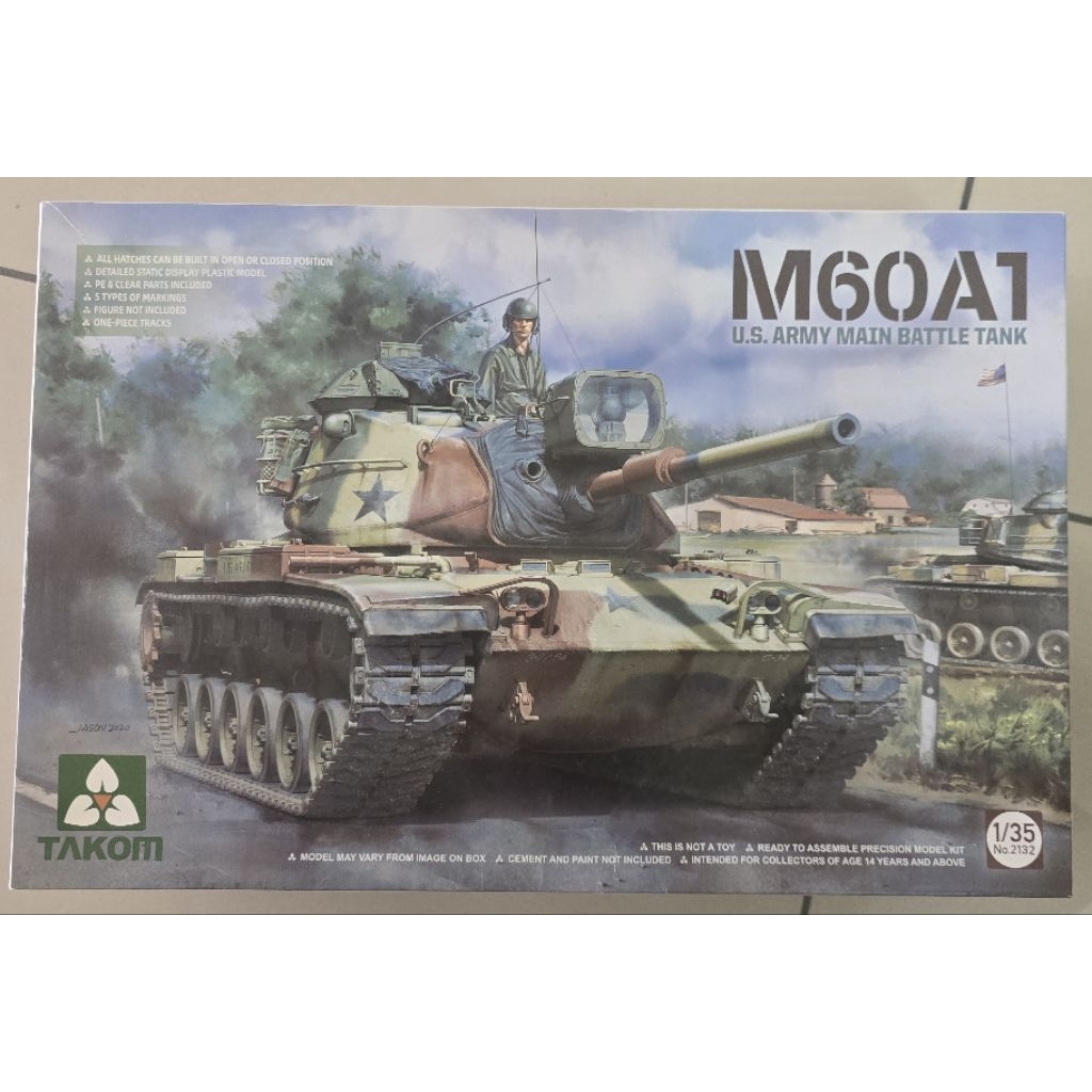 三花 TAKOM 美軍 M60A1主力坦克 1/35 NO2132 | 蝦皮購物