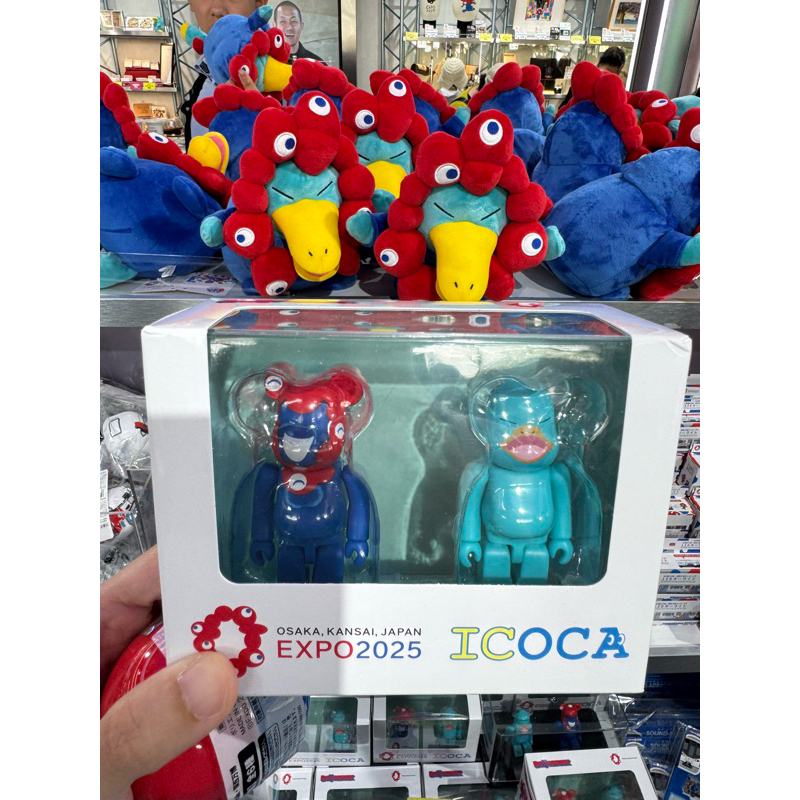 *現貨在台立即出貨，2025大阪萬博 BE@RBRICK 庫柏力克熊 脈脈聯名ICOCA 100% 當店限定（限量） | 蝦皮購物