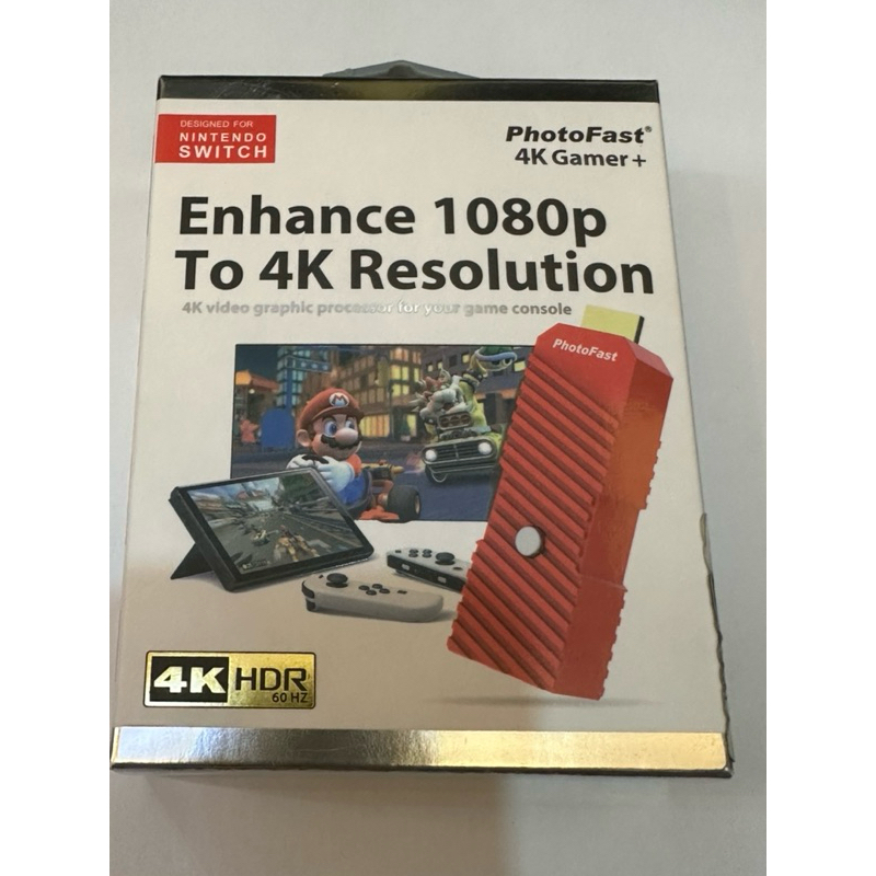 （隨便賣/全新未拆）NS PhotoFast 4K Gamer+ 投影轉換器 升級4K 無延遲感裝置 | 蝦皮購物