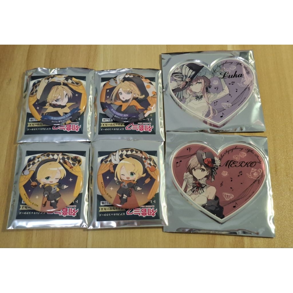 Vocaloid 鏡音鈴 鏡音連 巡音流歌 MEIKO 徽章 壓克力 立牌 初音未來 週邊 望月 Rella | 蝦皮購物