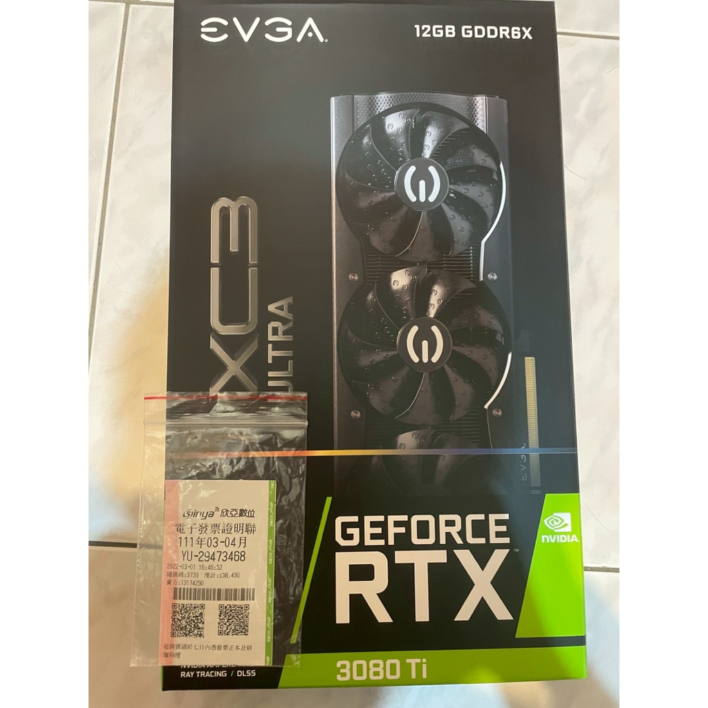 剛RMA回來 EVGA RTX 3080 Ti XC3 ULTRA 附購買證明 已註冊五年保到2027年 3080ti | 蝦皮購物