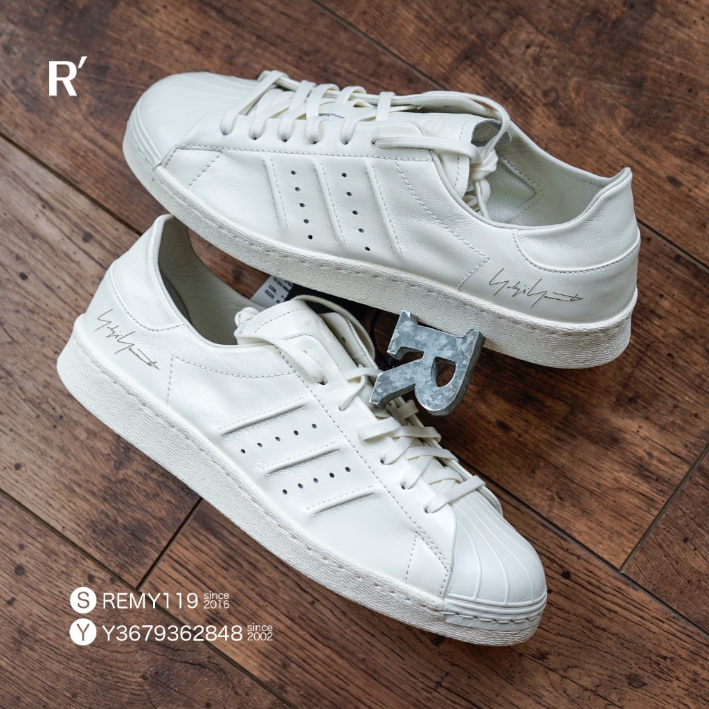 R'代購 Y-3 adidas Superstar Off White 米白 頂級 皮革 IG4026 | 蝦皮購物