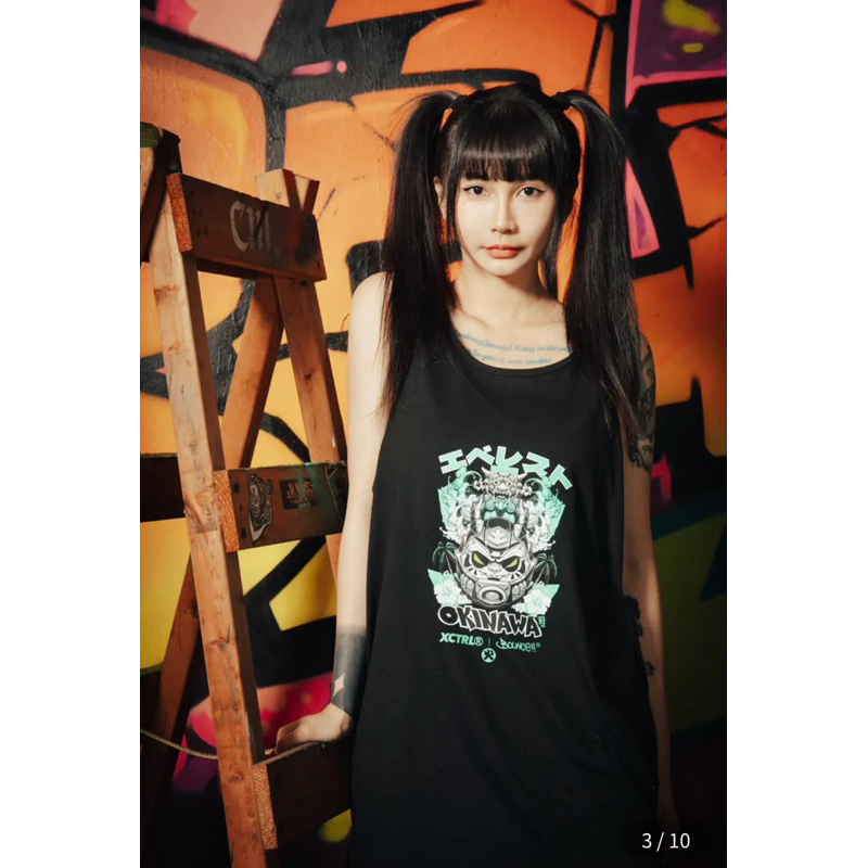 XCTRL® x BOUNCE沖繩夏達摩龍背心-黑(台灣現貨） | 蝦皮購物