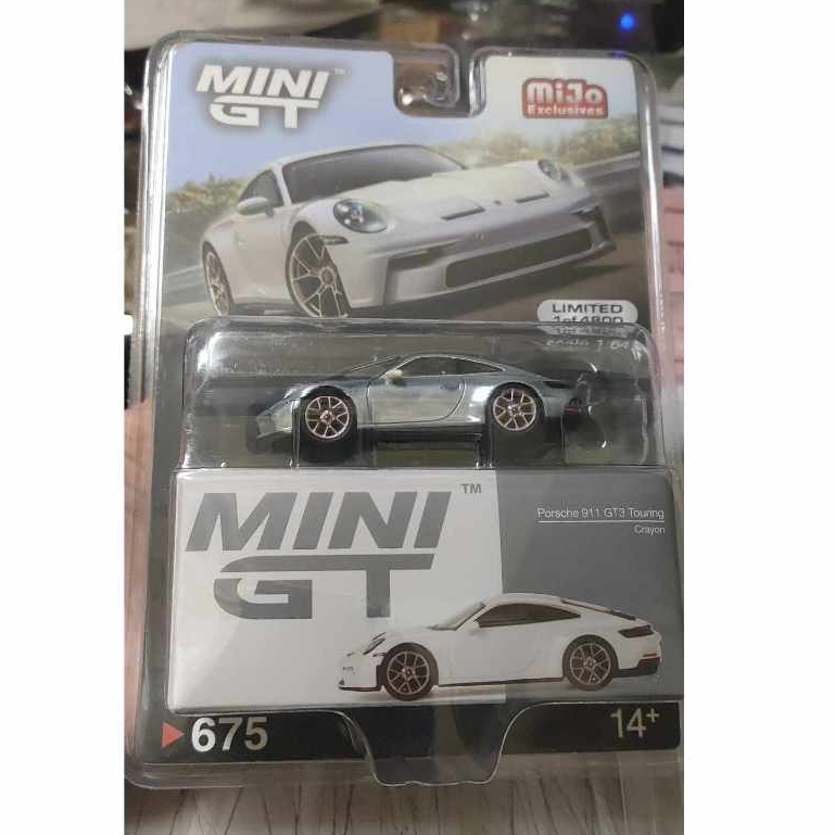 (現貨) Mini GT 675 美版 隱藏版 寶藏車 Porsche 911 GT3 Touring Crayon | 蝦皮購物