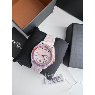 coach preyson 14504018 14504019 14504020 彩鑽 水晶 陶瓷 coach錶 手錶 | 蝦皮購物