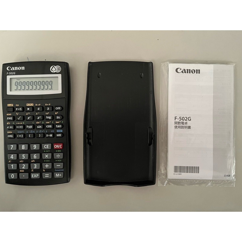 Canon F-502G f502g 國營 複數 工程計算機 | 蝦皮購物