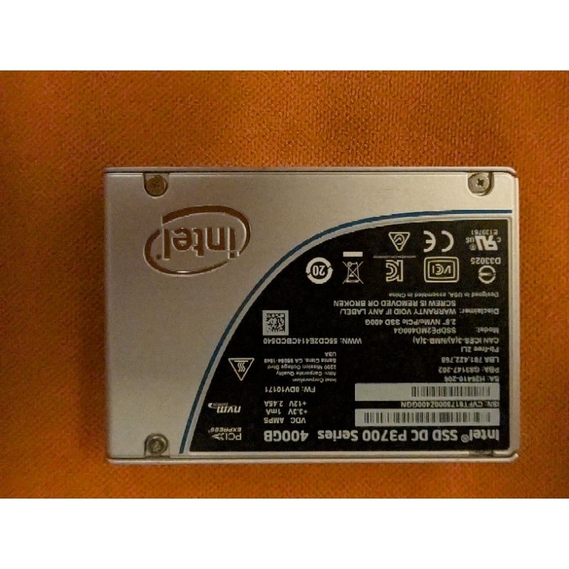 Intel SSD DC P3700 400G U.2 企業級 SSD 固態硬碟 480G 500G 512G | 蝦皮購物