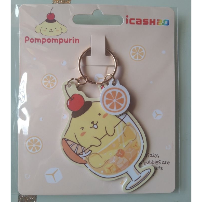 7-11全新現貨 三麗鷗沁涼同萌杯吊飾icash2.0 Pompompurin 布丁狗 （原價180）低價 出清 | 蝦皮購物