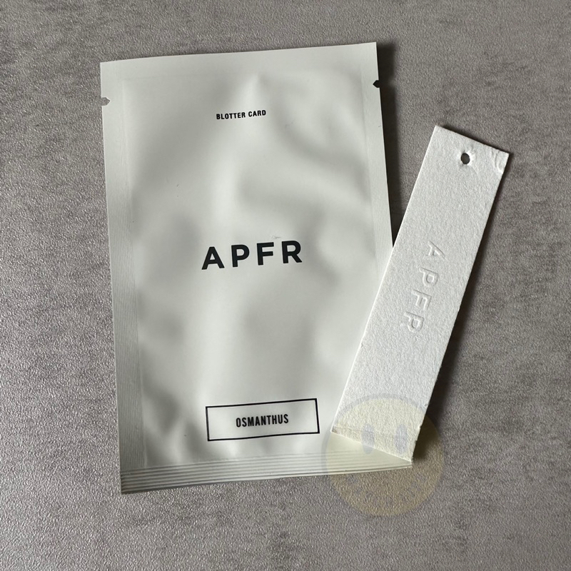 APFR 試香 試香紙 試香卡 Blotter Card 芳香片 芳香卡 | 蝦皮購物