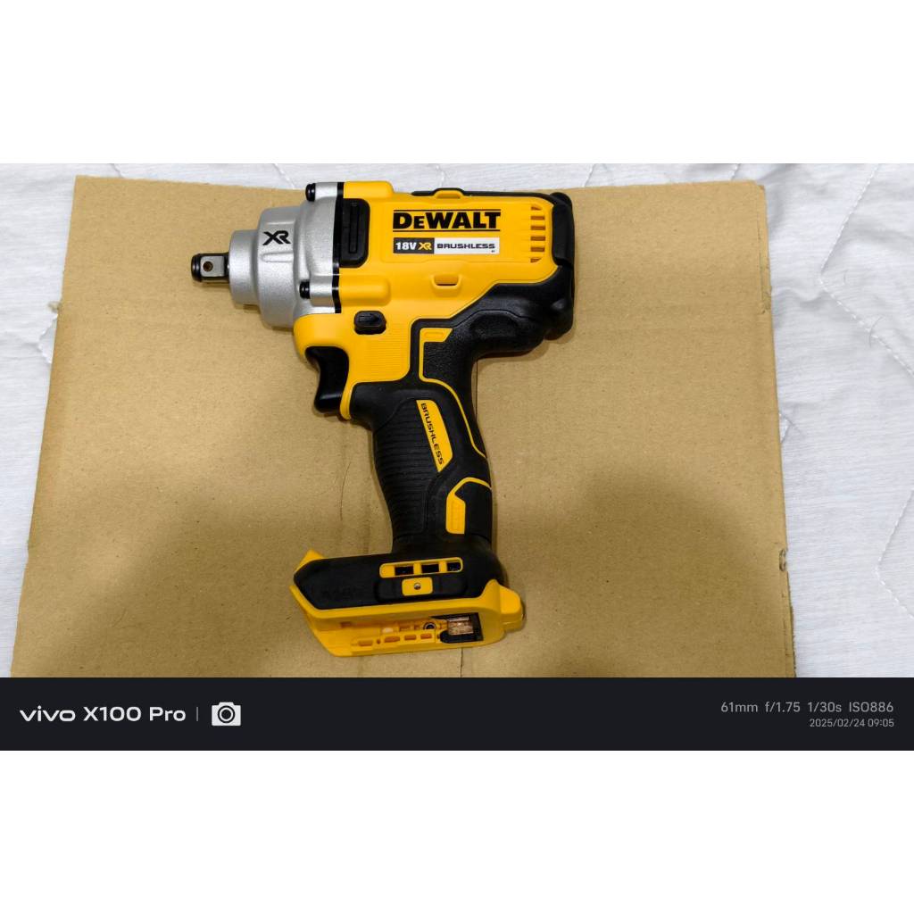全新台灣公司貨 DEWALT 得偉 DCF894 XR系列20V4分(1/2"）單機2段可調電動扳手 | 蝦皮購物