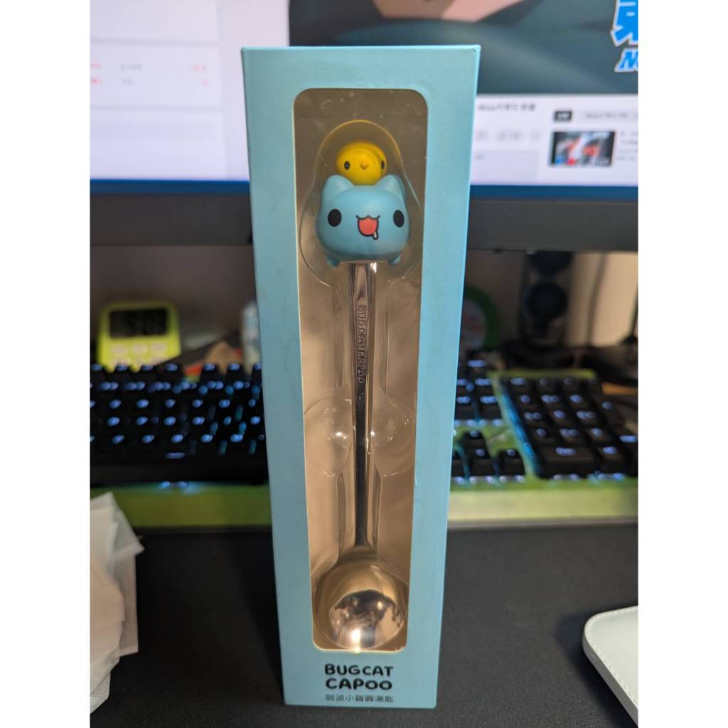 神探賣場-全新 Capoo 貓貓蟲咖波 咖波小雞圓湯匙 7-11 咖波造型餐具 咖波 餐具 | 蝦皮購物