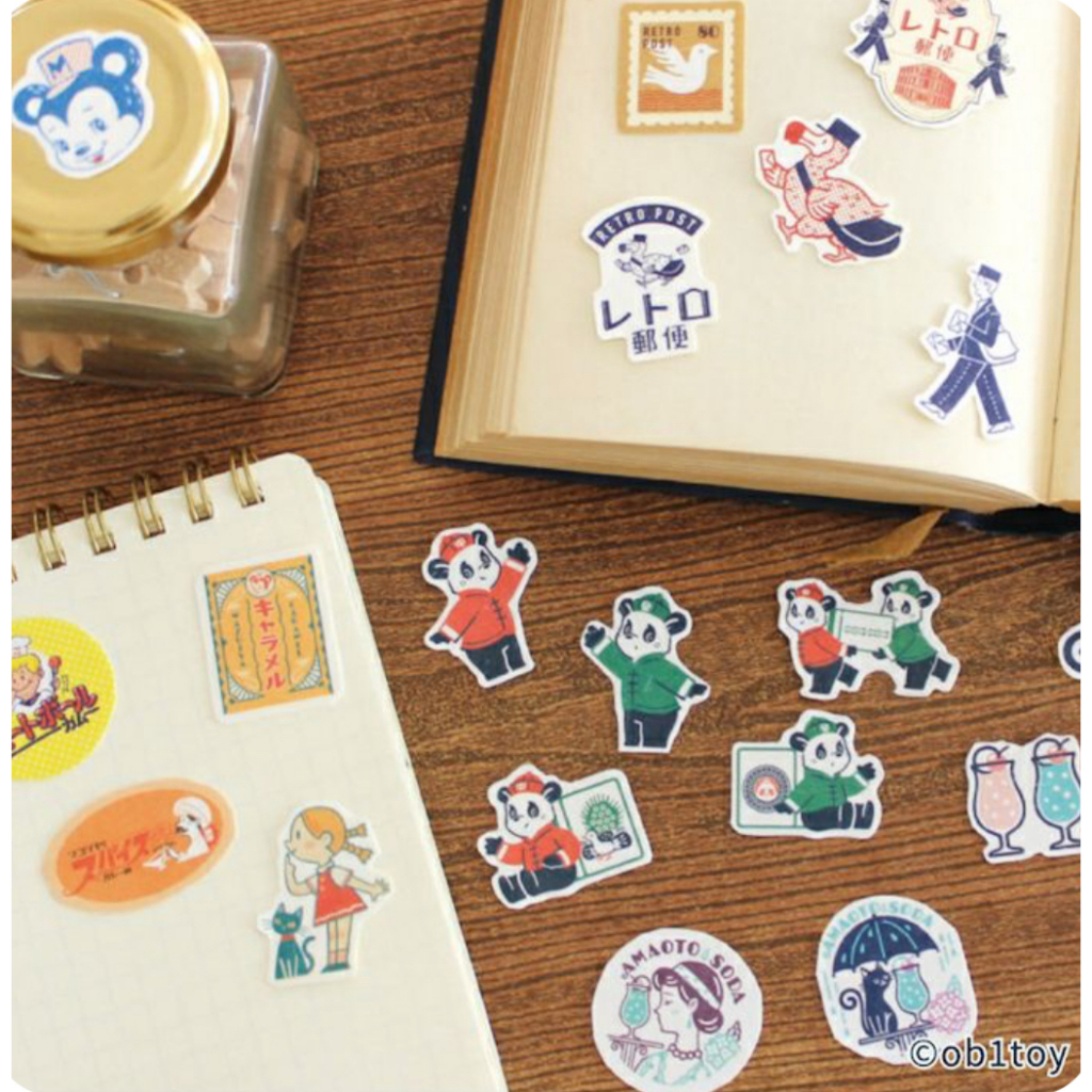 【午後文房具】古川紙工 ob1toy日本全新和紙貼紙包 手帳好朋友 | 蝦皮購物