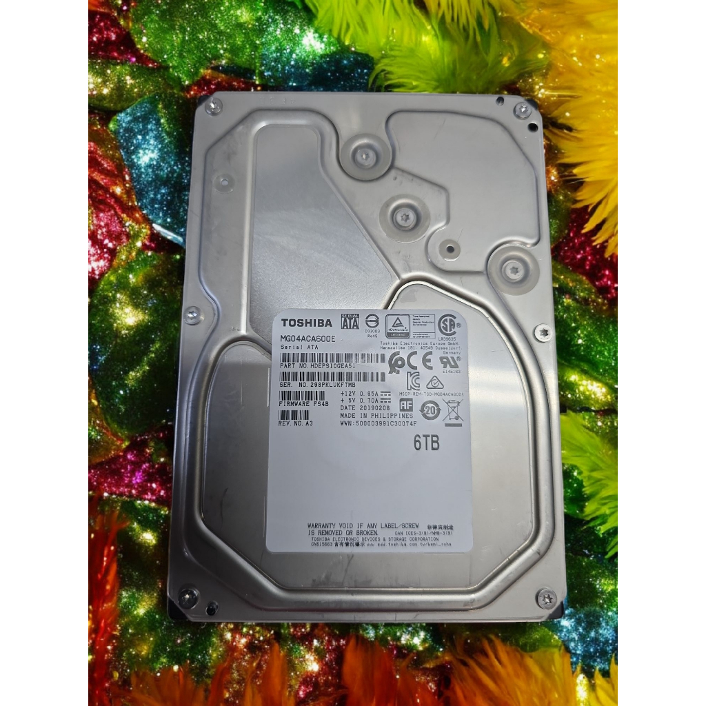 含稅 3.5吋 東芝 6TB 6T 保固一個月 MG04ACA600E 02H111 | 蝦皮購物
