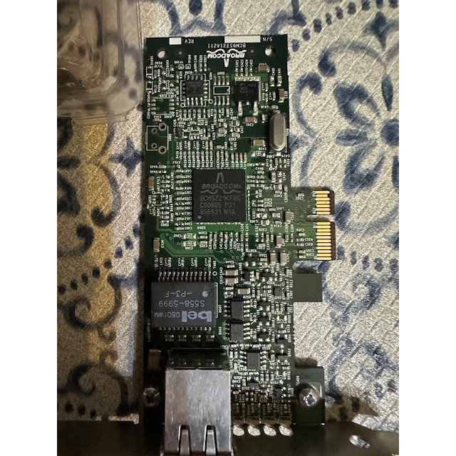 Broadcom BCM5721 網路卡 網卡 PCI-E PCIE 二手 | 蝦皮購物