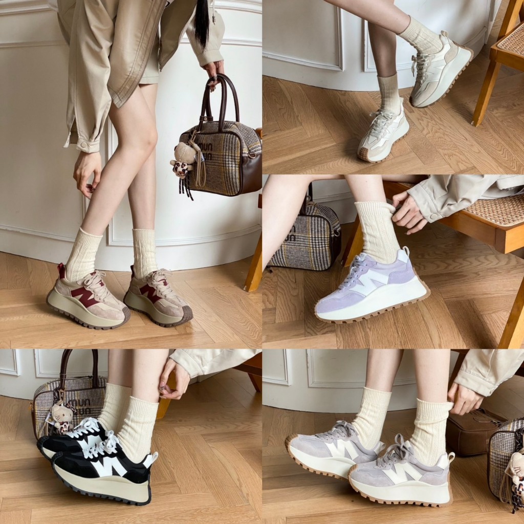 小茶花 (黑/紅/灰/卡/紫) 尺寸36-42 「版型偏小/高5cm」#5566-99 預購 | 蝦皮購物