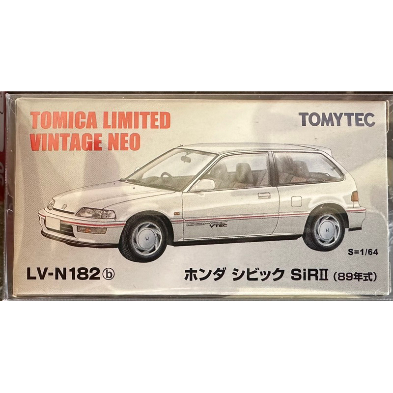 Tomytec 多美 Lv-n182b Honda 本田 CIVIC SIR-II 喜美 Tomica TLV 模型車 | 蝦皮購物