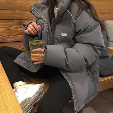 【台現】 FCMM 滾邊羽絨外套 保暖外套 冬款外套 韓國熱門外套 上衣WELLON輕羽絨 韓國代購 | 蝦皮購物