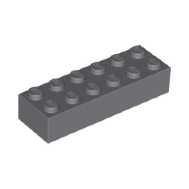 COOLPON｜這是樂高®LEGO®的正版零件 Brick 2x6 基礎磚 2456 44237 4210875 深灰 | 蝦皮購物