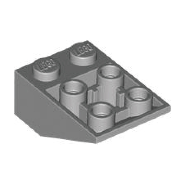 COOLPON｜這是樂高®LEGO®的正版零件 Inverted 33 3x2 2752 反向磚 6435930 淺灰 | 蝦皮購物