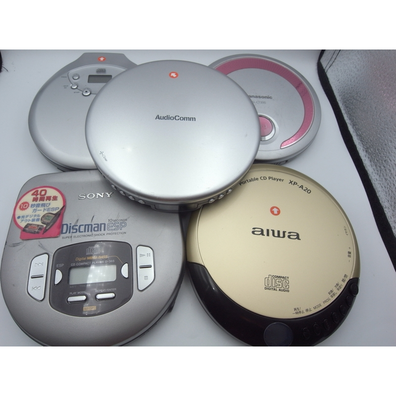 SONY PANASONIC(CD/MP3) AIWA HONDA.......等5台CD 隨身聽一起賣(測試功能正常) | 蝦皮購物
