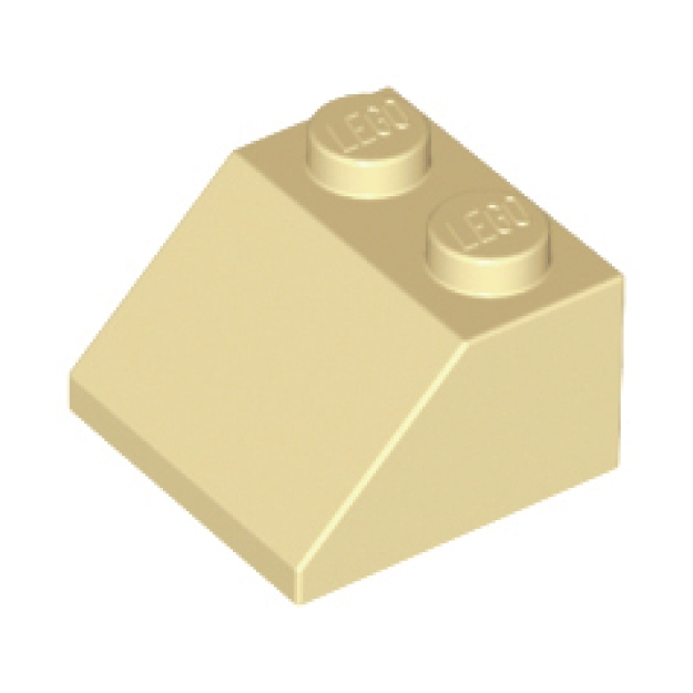 COOLPON｜這是樂高®LEGO®的正版零件 Slope 45 2x2 斜邊磚 3039 4114322 砂色 | 蝦皮購物