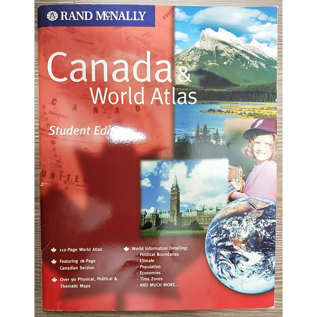 Canada & World Atlas / Student Edition (二手) | 蝦皮購物