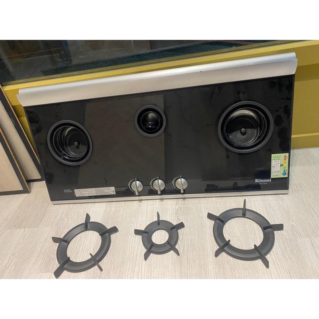 林內- Rinnai 檯面式內焰玻璃三口爐 rb-3cg 原價$39280 | 蝦皮購物