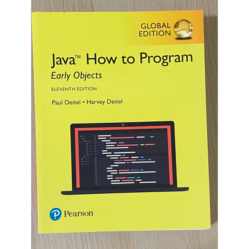 （二手）JAVA HOW TO PROGRAM (EARLY OBJECTS) 11/E (GE) | 蝦皮購物